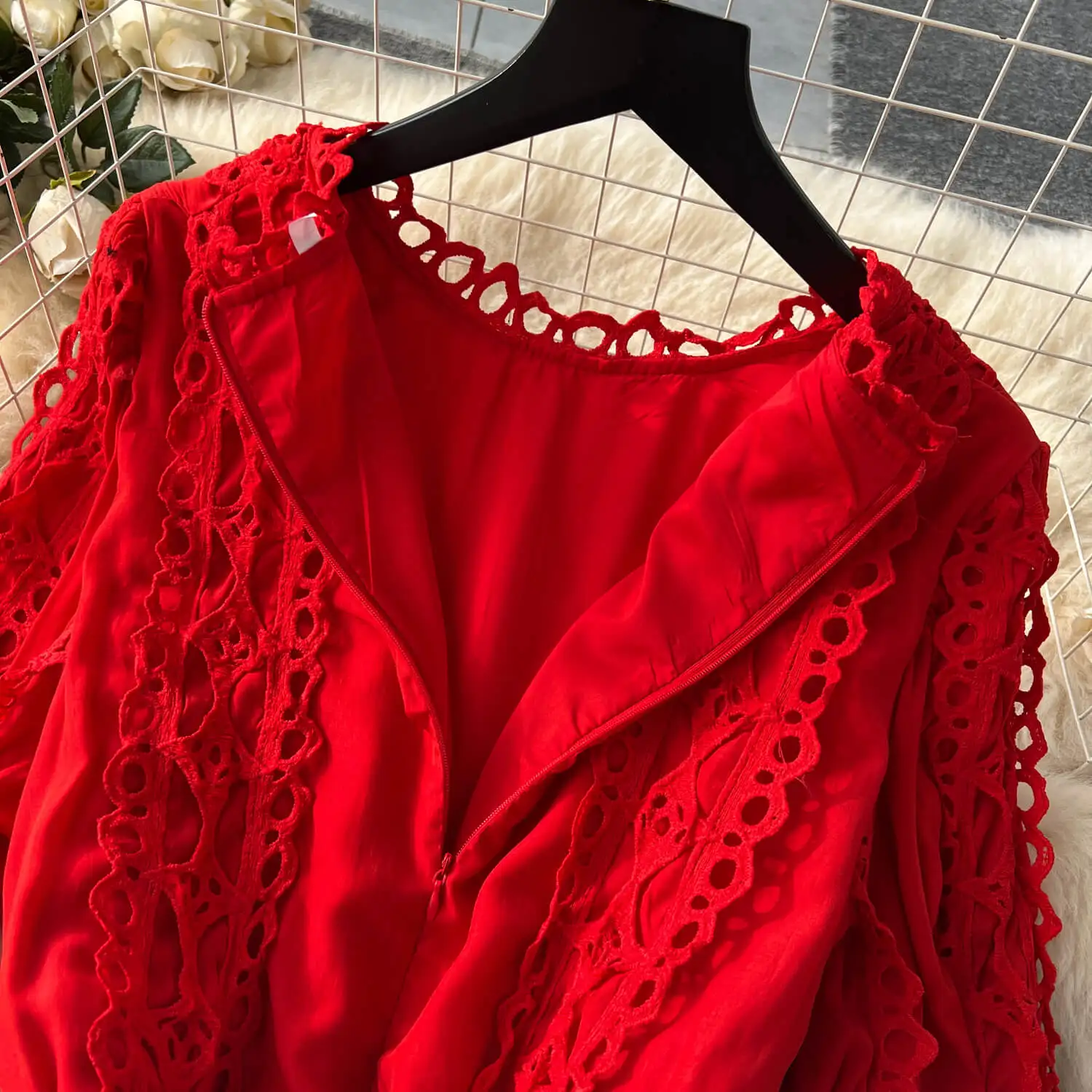 Wholesale 2024 Spring New Style Long Sleeve Round Neck Waist Slim A ...