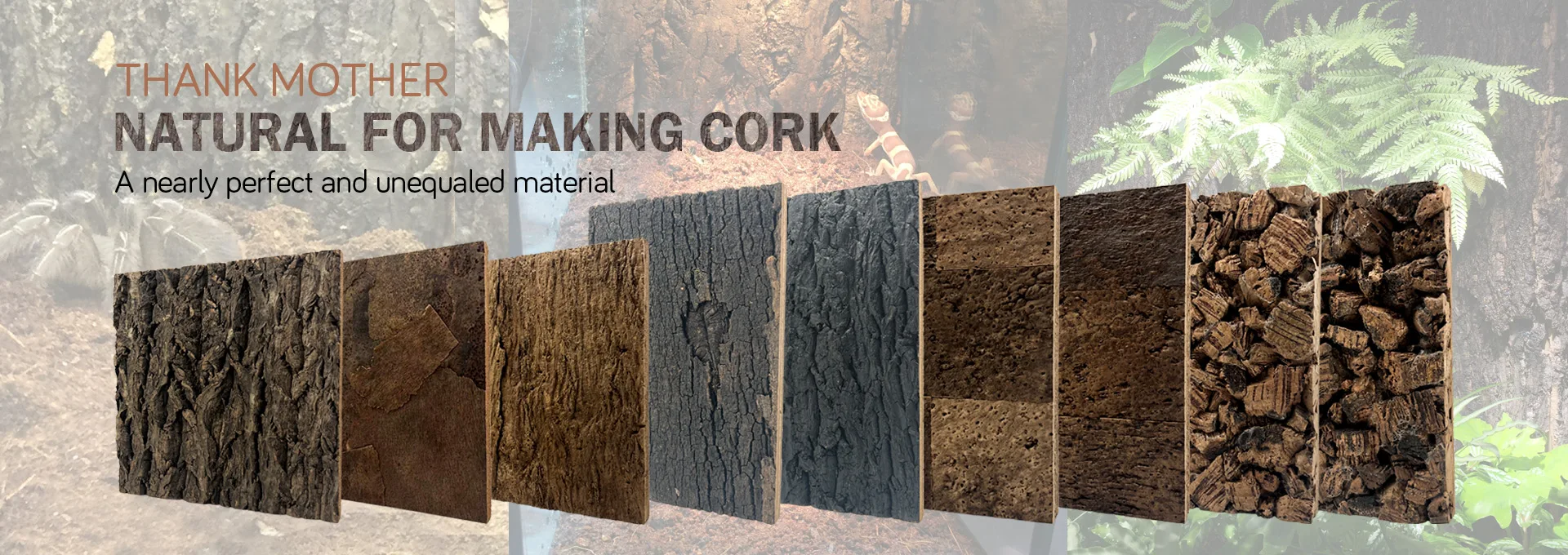 LEECORK Terrarium Background - Eco-Friendly Cork Tiles