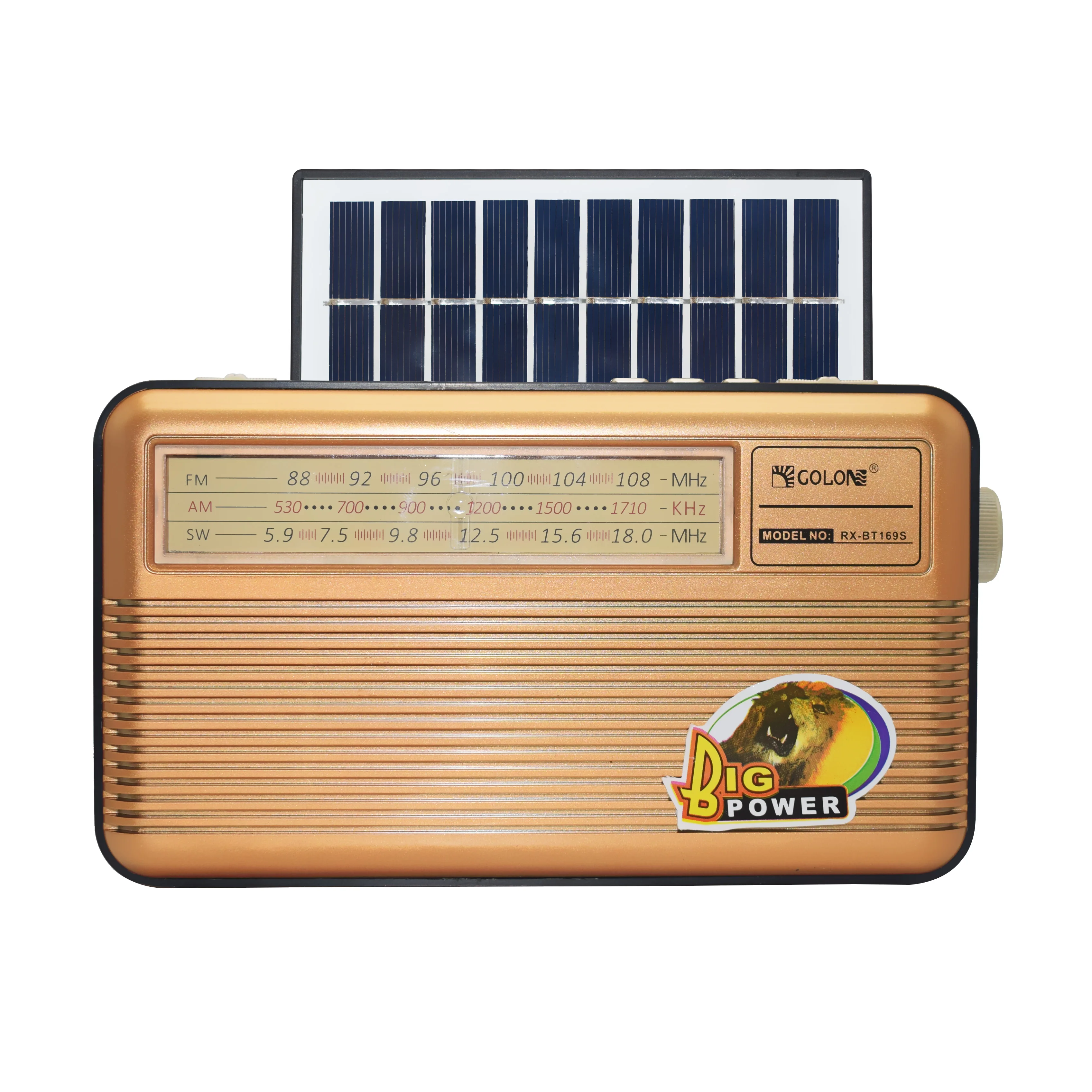 Panel Solar Multifuncional De 3 Bandas,Radio Fm/am/sw Con Función Usb ...