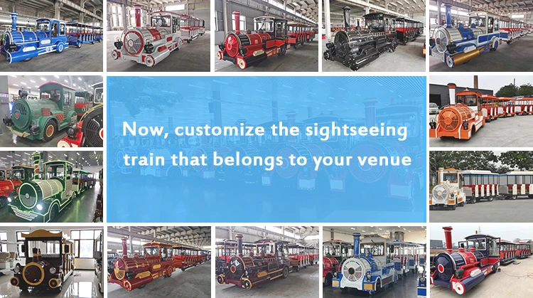 Cheap Amusent Trackless Train Electric Park Road Small Attractive Kids ...