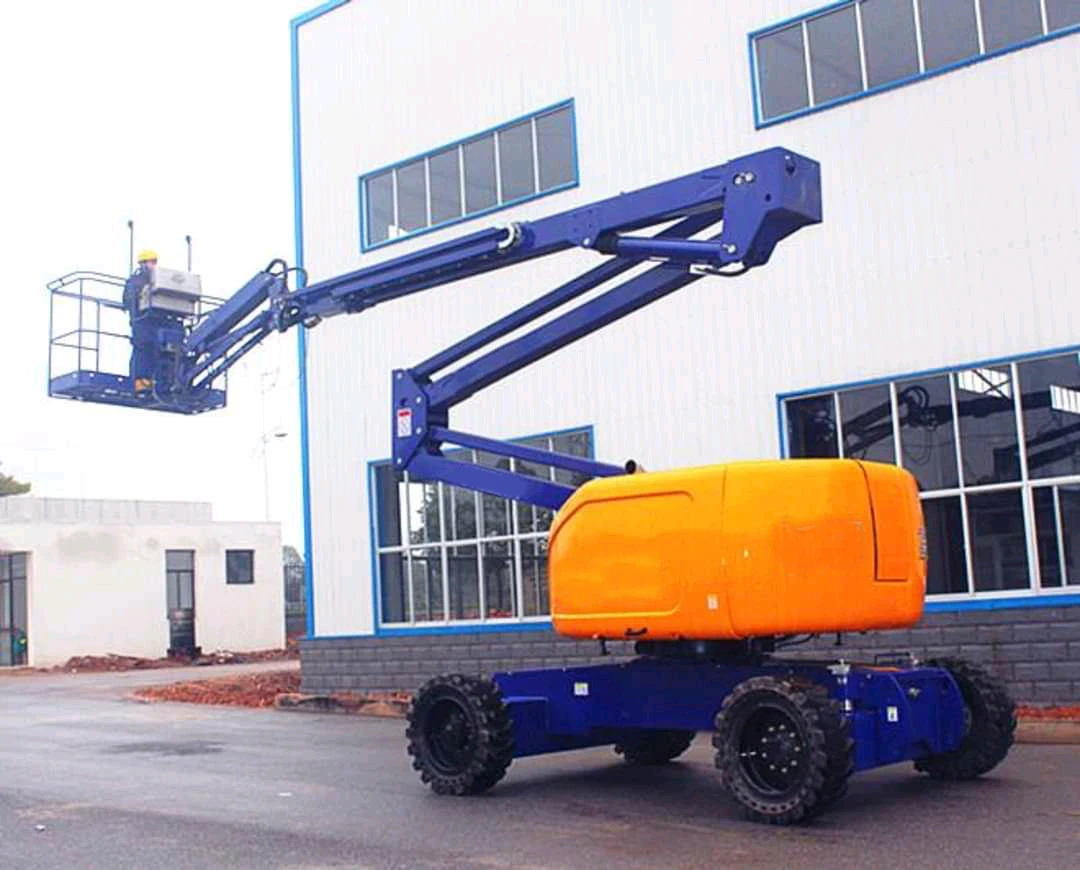 25m Articulated Boom Lift Outdoor Aerial Work Platform Self-propelled ...