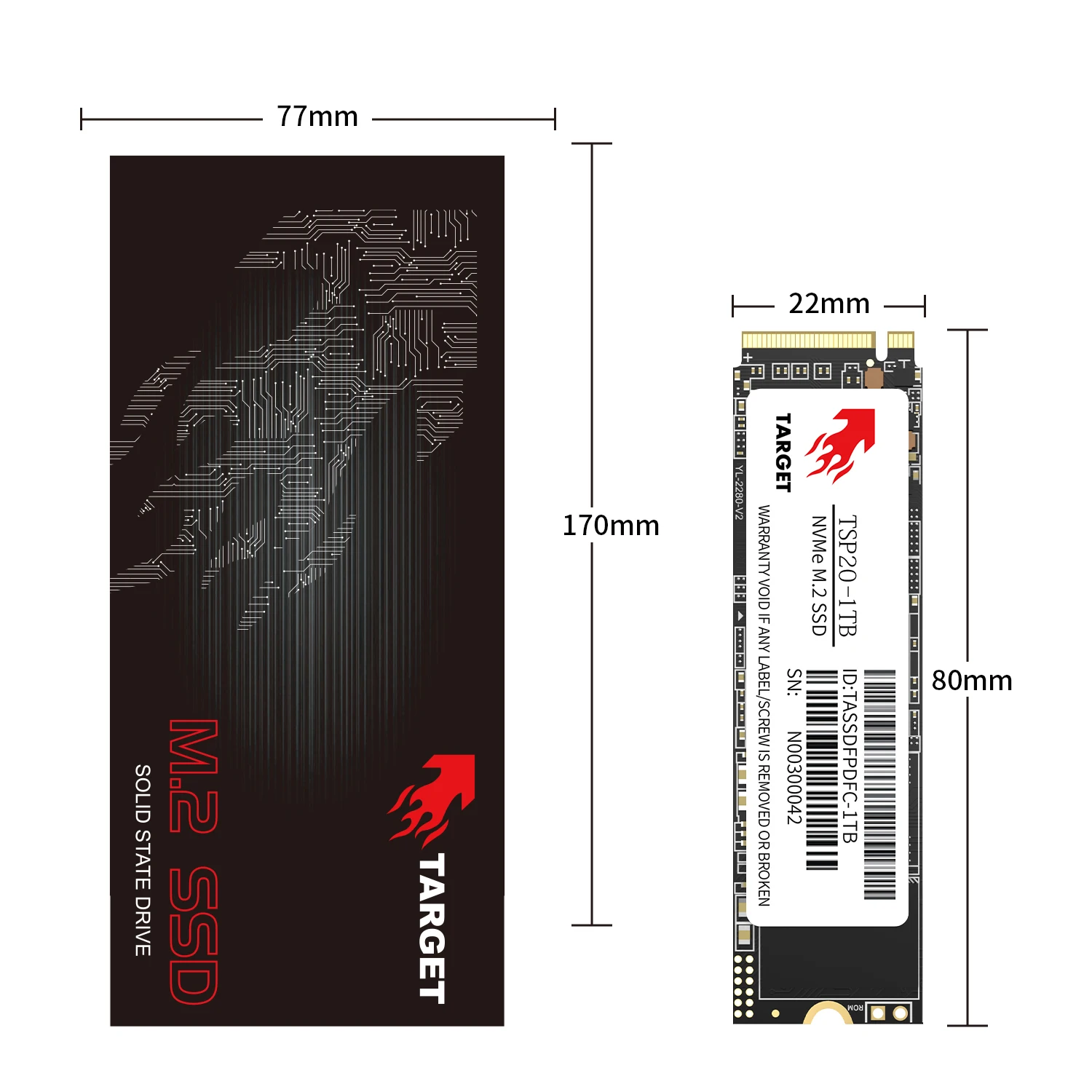 TARGET SSD M.2 NVME 1TB - High Performance Gaming Storage