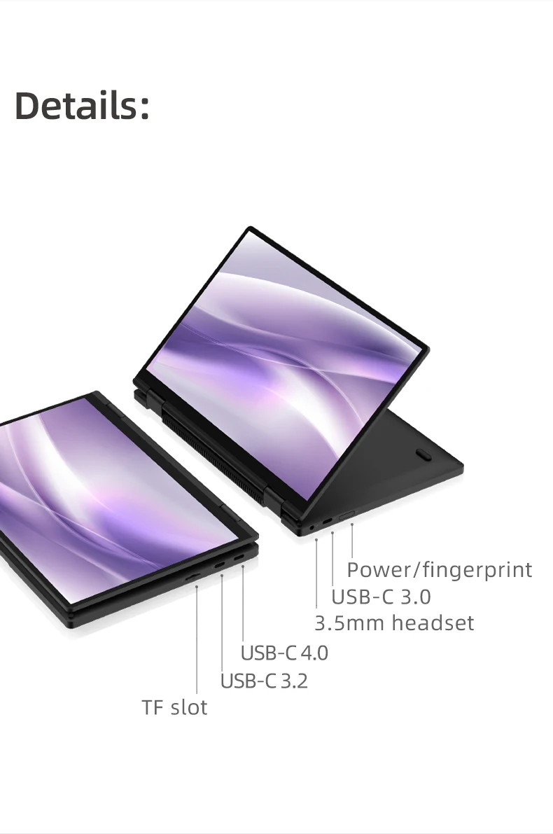 New Industrial Laptop 10.1" Onemix 4s Gaming Pc With Hardware And ...