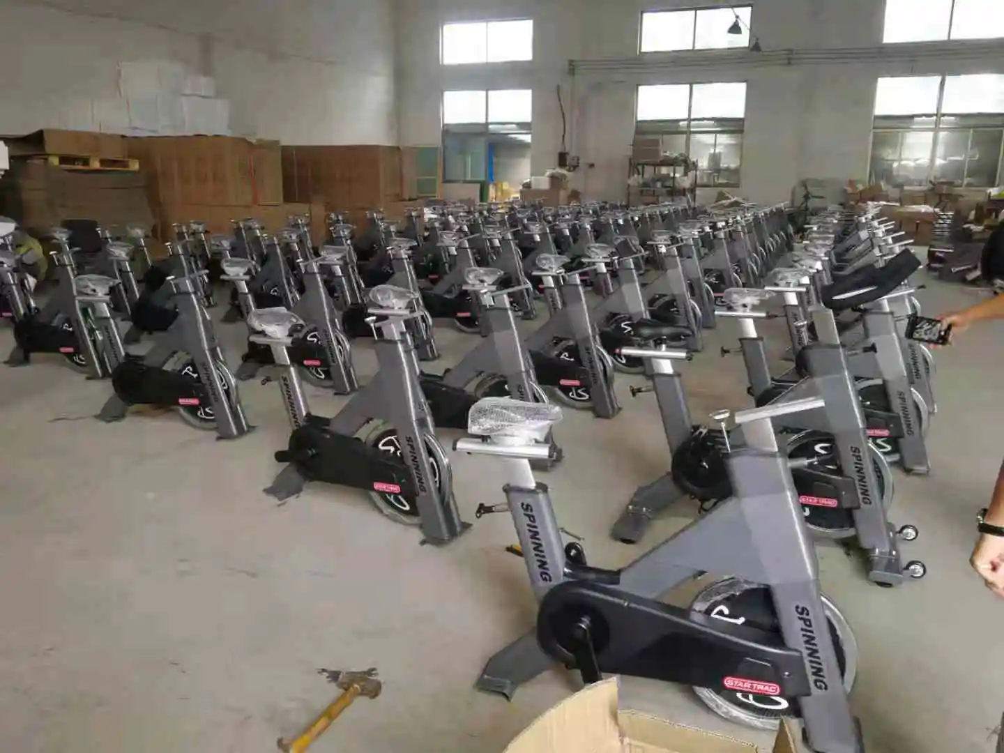 Commercial Home Use Indoor Static Exercise Spin Bike 20kg Flywheel ...