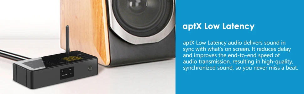 Akaudio Oled Display Hifi Bluetooth 5.2 Music Transmitter Receiver ...