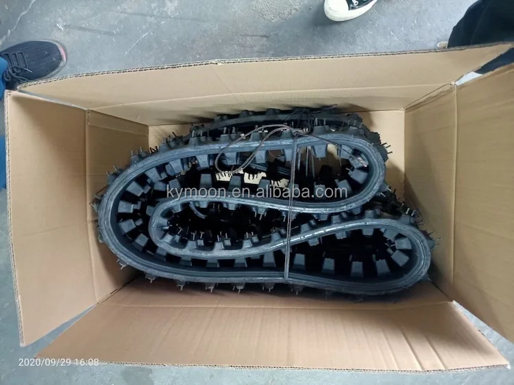 Remote Control With 24v 48v Dc Electric Motor Rubber Tracks Frame ...