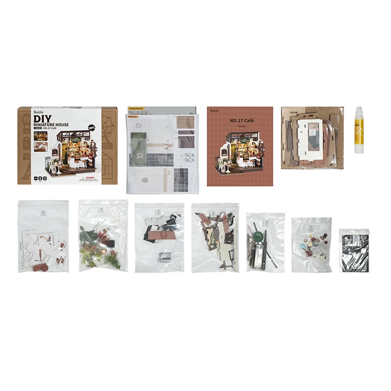 Robotime Rolife DIY Puzzle Kit - Create a Mini Dollhouse