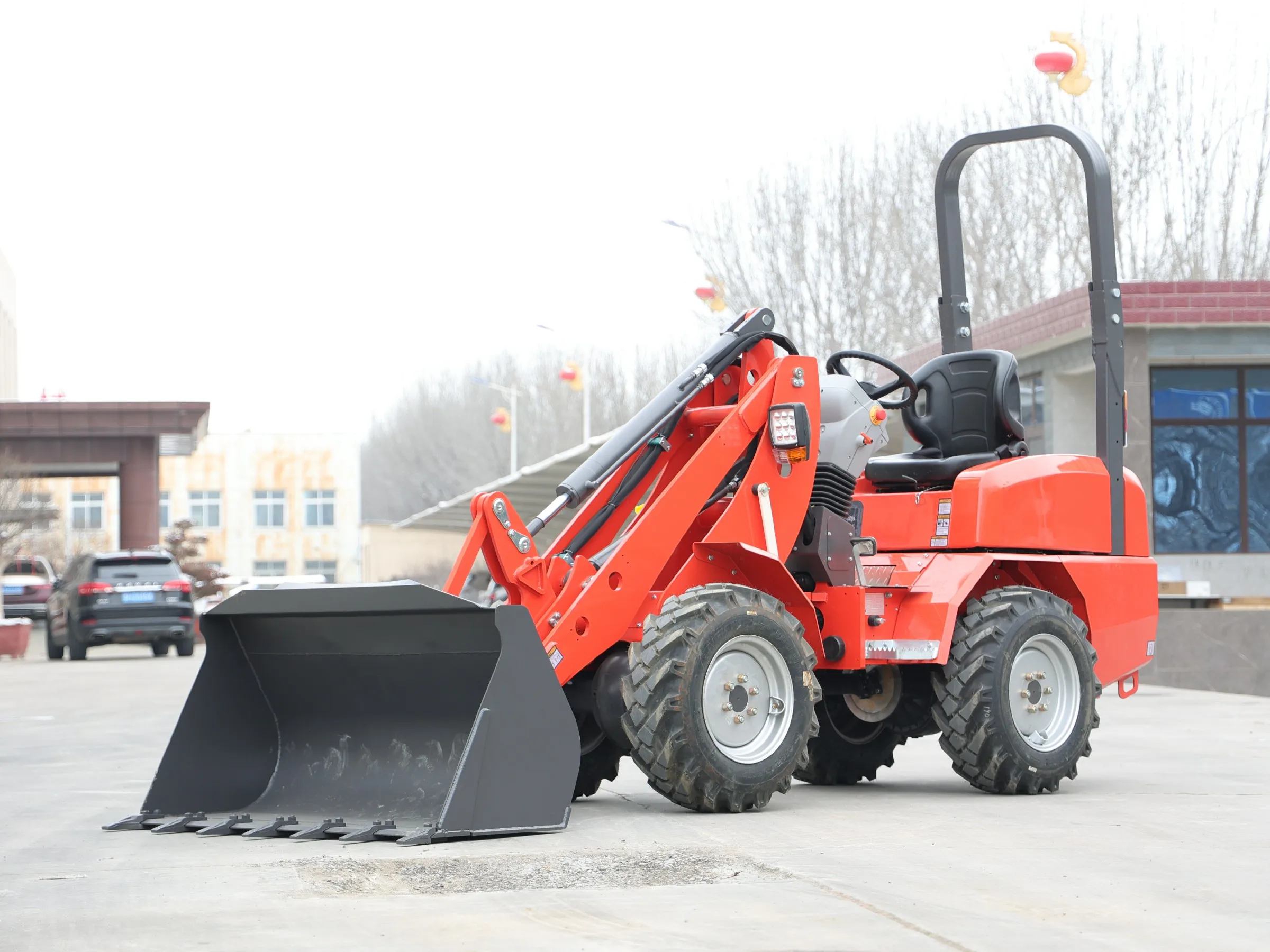 Work In Confined Areas Where Larger Loaders Cannot Reach Good Sale Mini ...