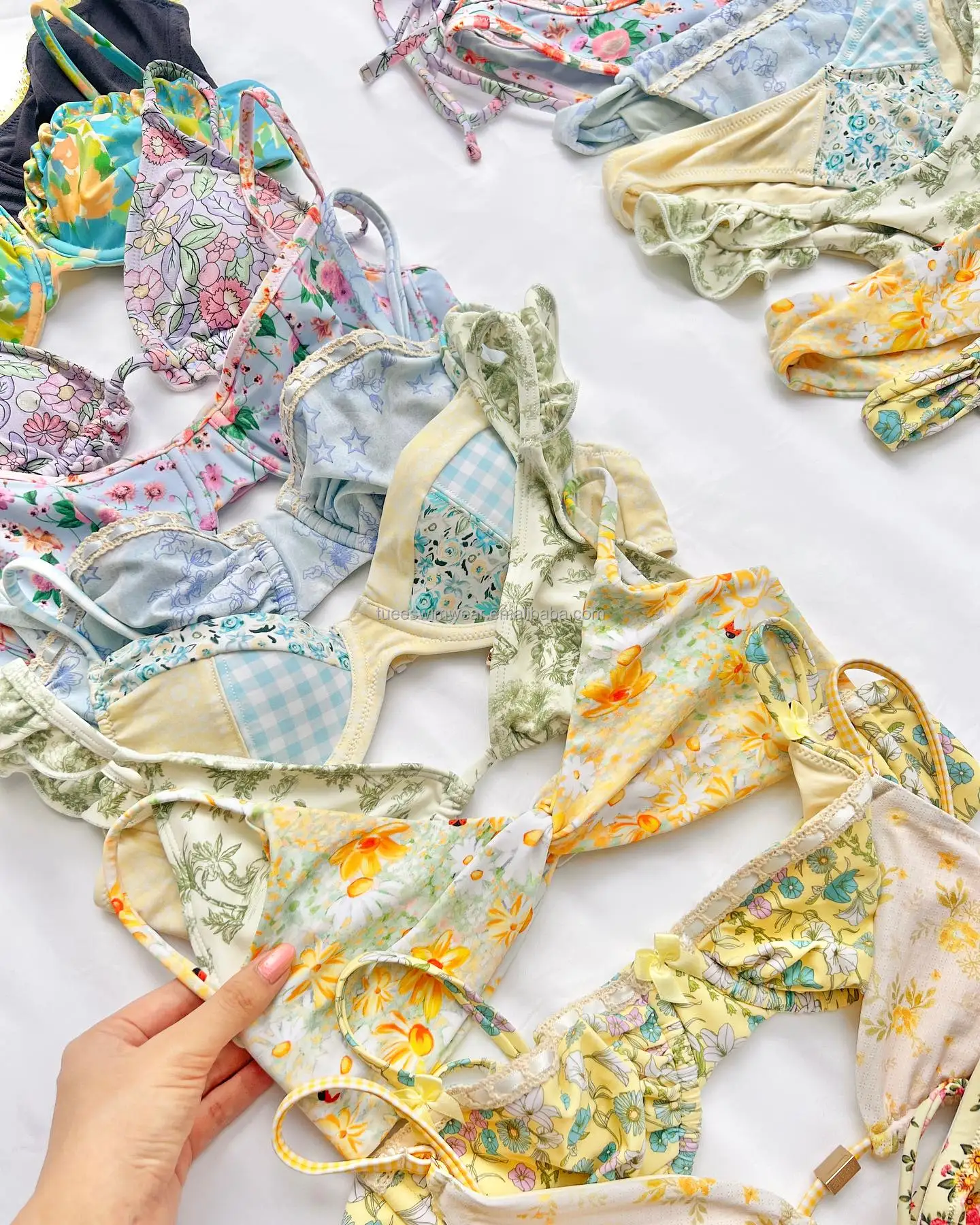 Made to Order Bikini Customized Swimwear Manufacturer Sublimation Silk ...