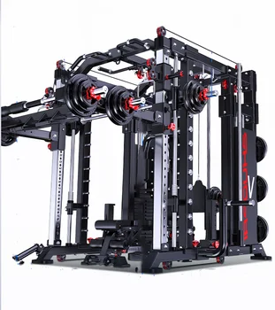 Smith Machine Fitness Equipment Home Multi-functional Large-scale Combination Set Commercial ...