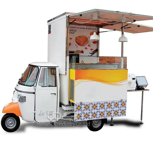 Electric Food Cart Ape Food Truck - Customized Mobile Kitchen