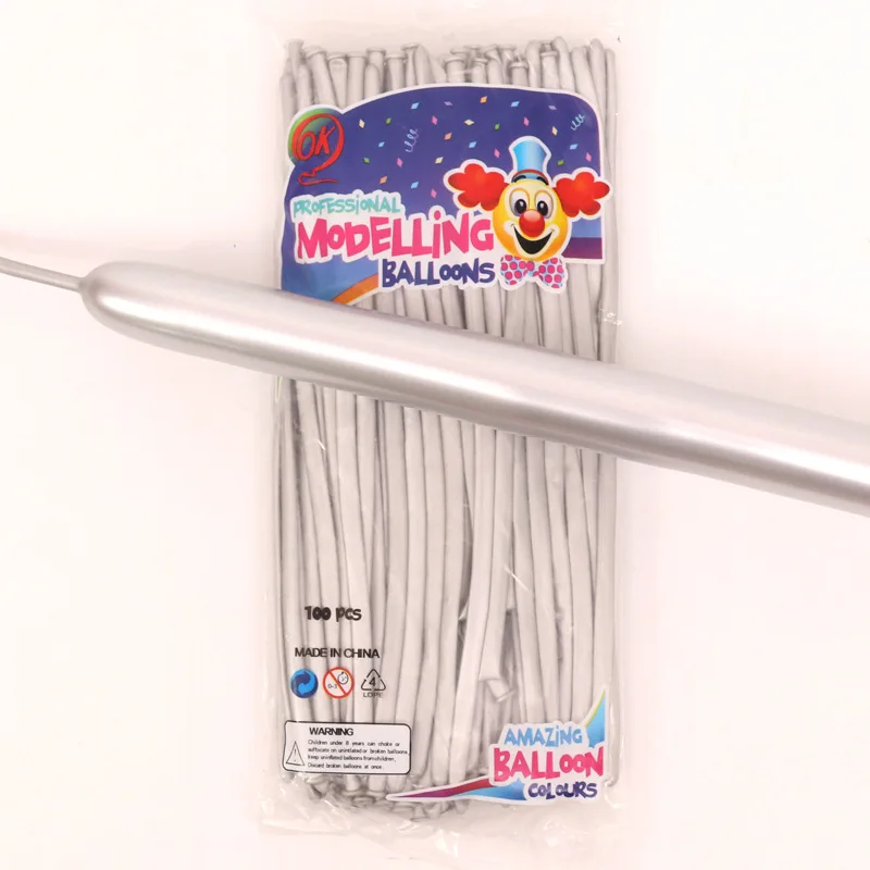 260 Balloons - Metallic Long Balloons for Party Decor
