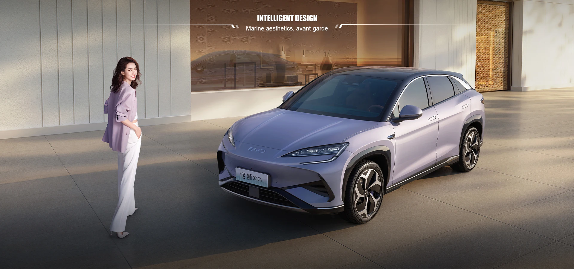 BYD Sea Lion/hiace 07 EV 2024 Dual-motor Four-wheel Drive Pure Electric Medium-sized Suv 650km/h ...