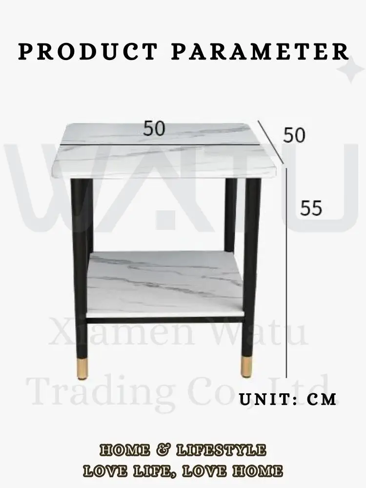 Tea Table Round Side End Table Living Room Furniture Coffee Table Hot ...