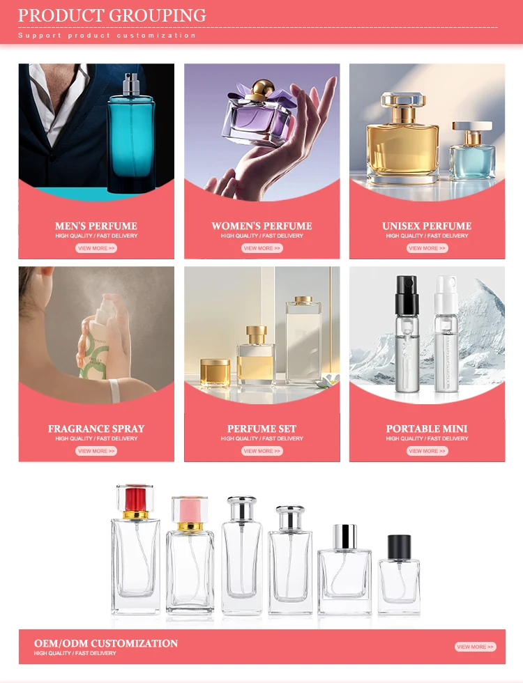 High Quality 50ml Customizable Women's Perfume Spray Modern Style for ...