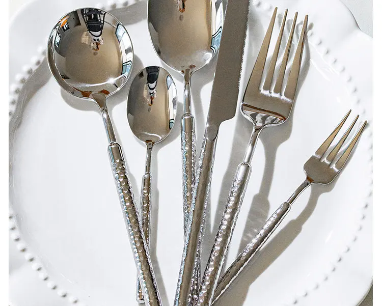 Hammer Western Food Knife, Fork and Spoon - 304 Stainless Steel