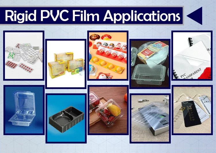 Tiptop Clear Rigid PVC Plastic Sheet for Packaging