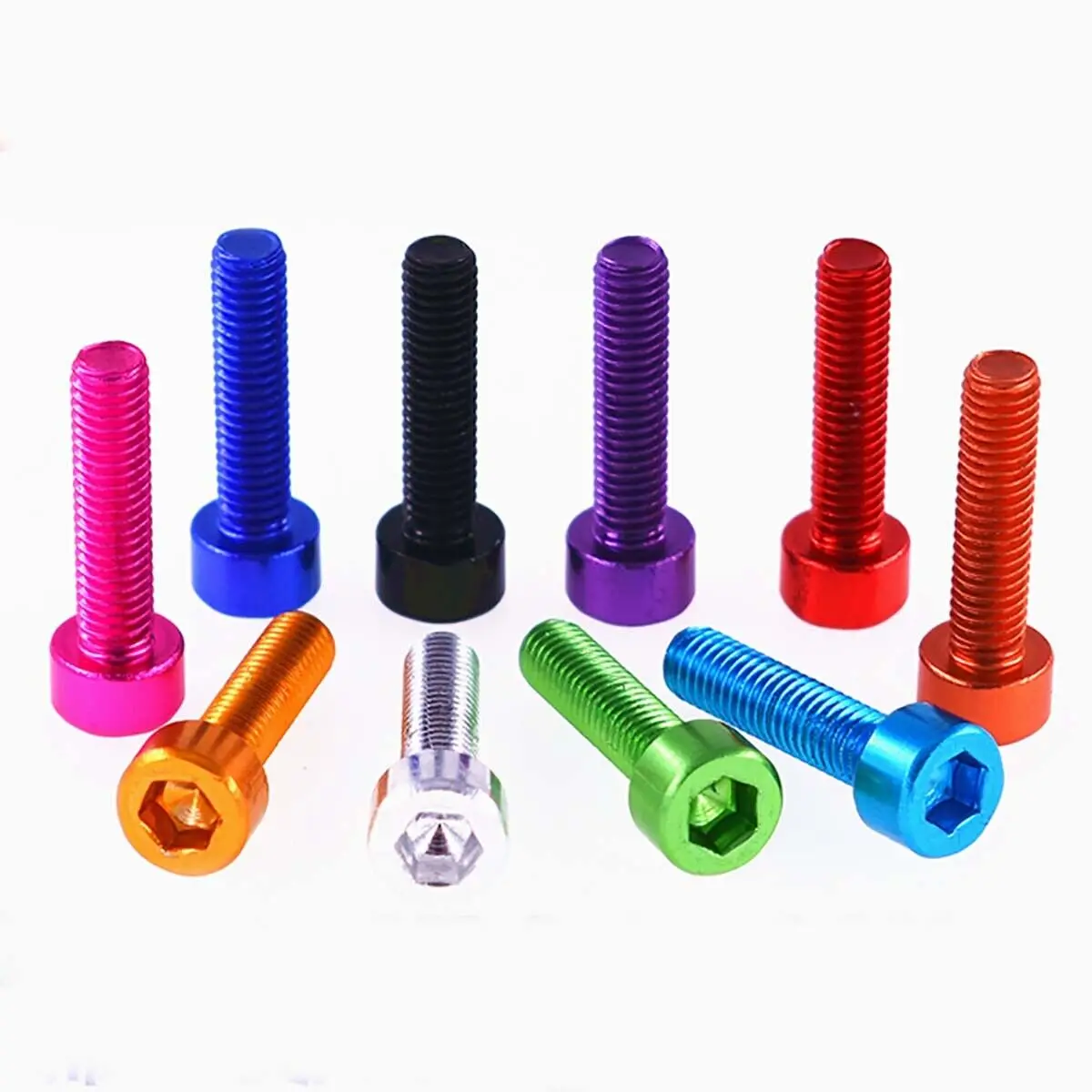Aluminum Anodizing M2 M3 M4 M5 M6 M8 Cup Head Hexagon Socket Screw ...