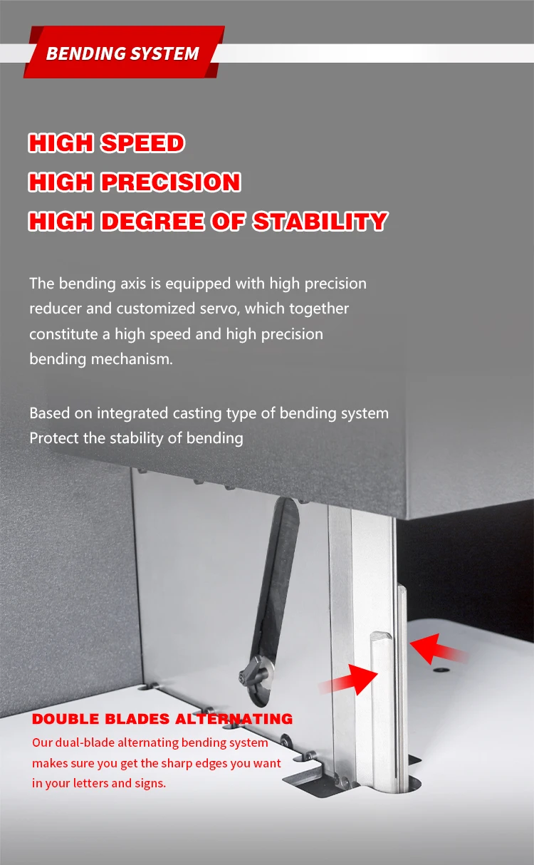 Jinyuan A200S CNC Alphabet Letter Bender - Neon LED Sign Maker