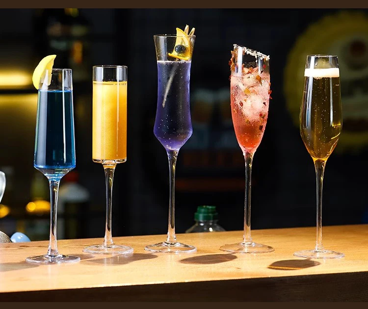 Hand Made Restaurant Bar Juice Cup Wine Glass Unique Shape Goblet ...