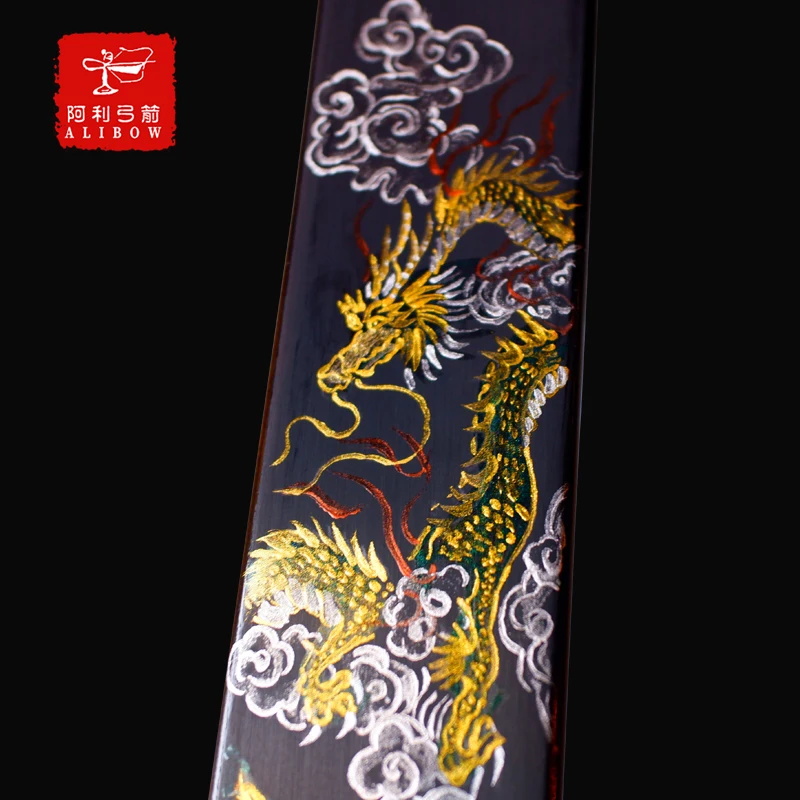 Alibow Traditional Recurve Bow - Custom Exquisite Painted Decoration ...