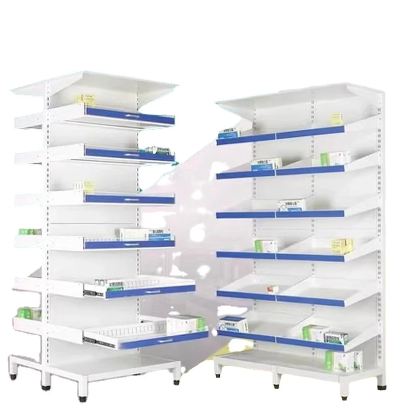 Hospital Outpatient Drug Rack Pharmacy Dispensing Shelf Western ...