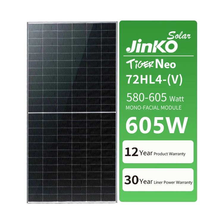 Jinko Jkm580-605 Watt Bifacial Solar Panel 580w 585 W 590w 595 W 600w ...