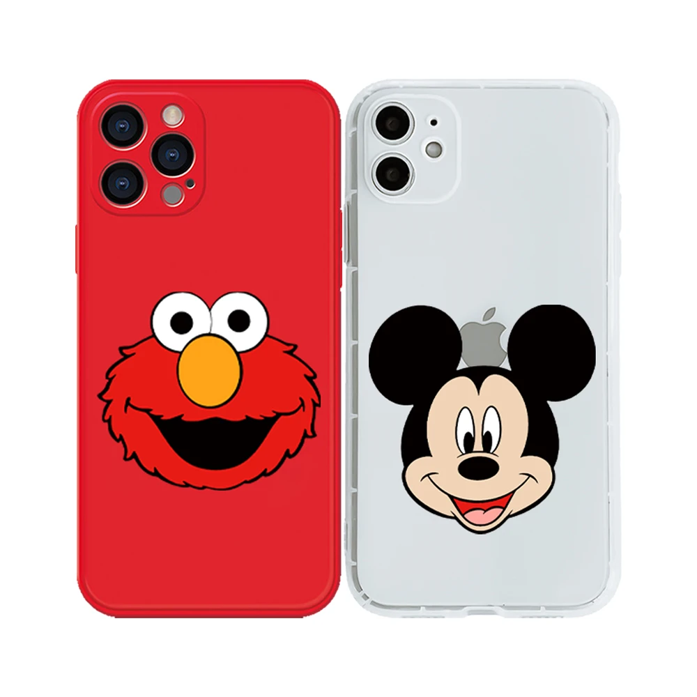 Cartoon Animal Smiling Face Mobile Phone Case for iPhone 15 Pro Max 8 ...