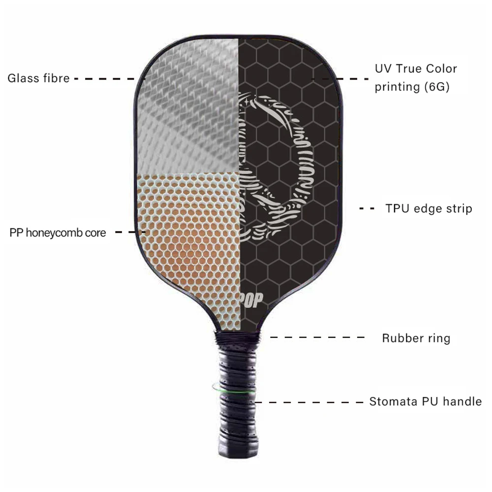 Customizable Frosted Surface Pickleball Paddle - Buy Carbon Fiber ...