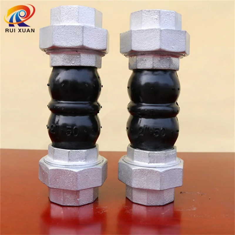 2 Inch Rubber Joint Pipe Fitting Union Type Rubber Expansion Joint With ...