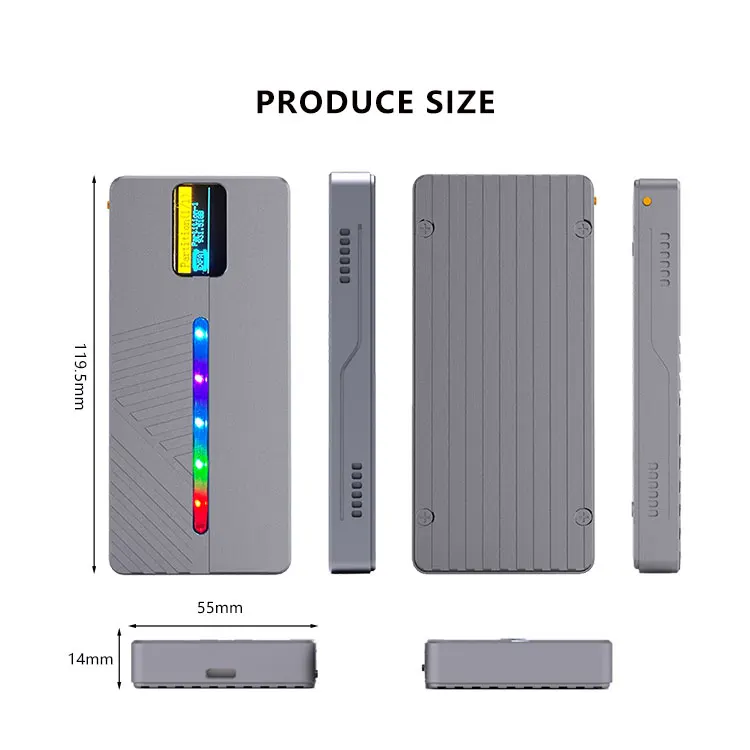 Dual Protocol Nvme Enclosure For External M2 Solid State Drive Usb3.1 ...