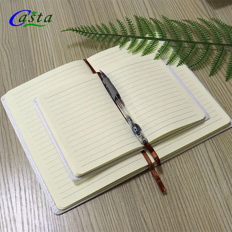 A5 Size Full Printable White Promotion Style Notebook Sublimation PU ...
