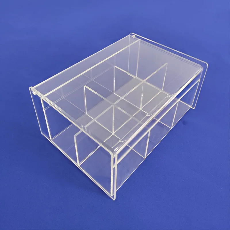 Clear Neon Pink Acrylic Display Shadow Box - Organize with Style