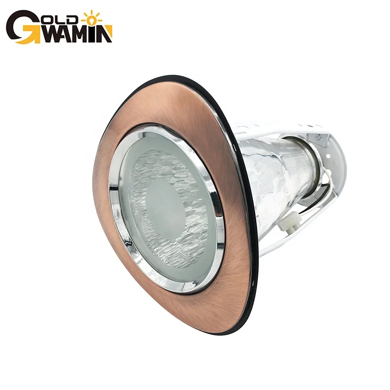 Triangle Style E27 Recessed Downlight Fixture With Glass Cover - Buy ...