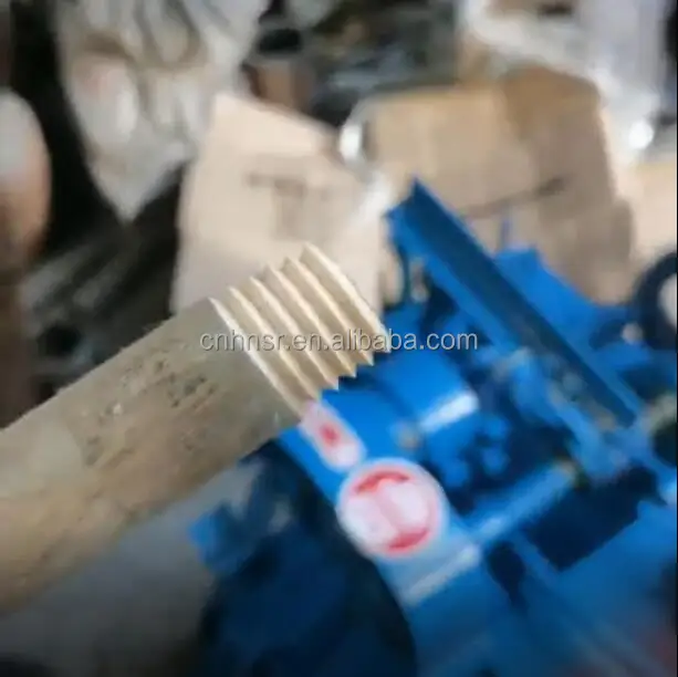 Wood Rod Stick Threading Wooden Broom Handle Screw Making Machine - Buy ...