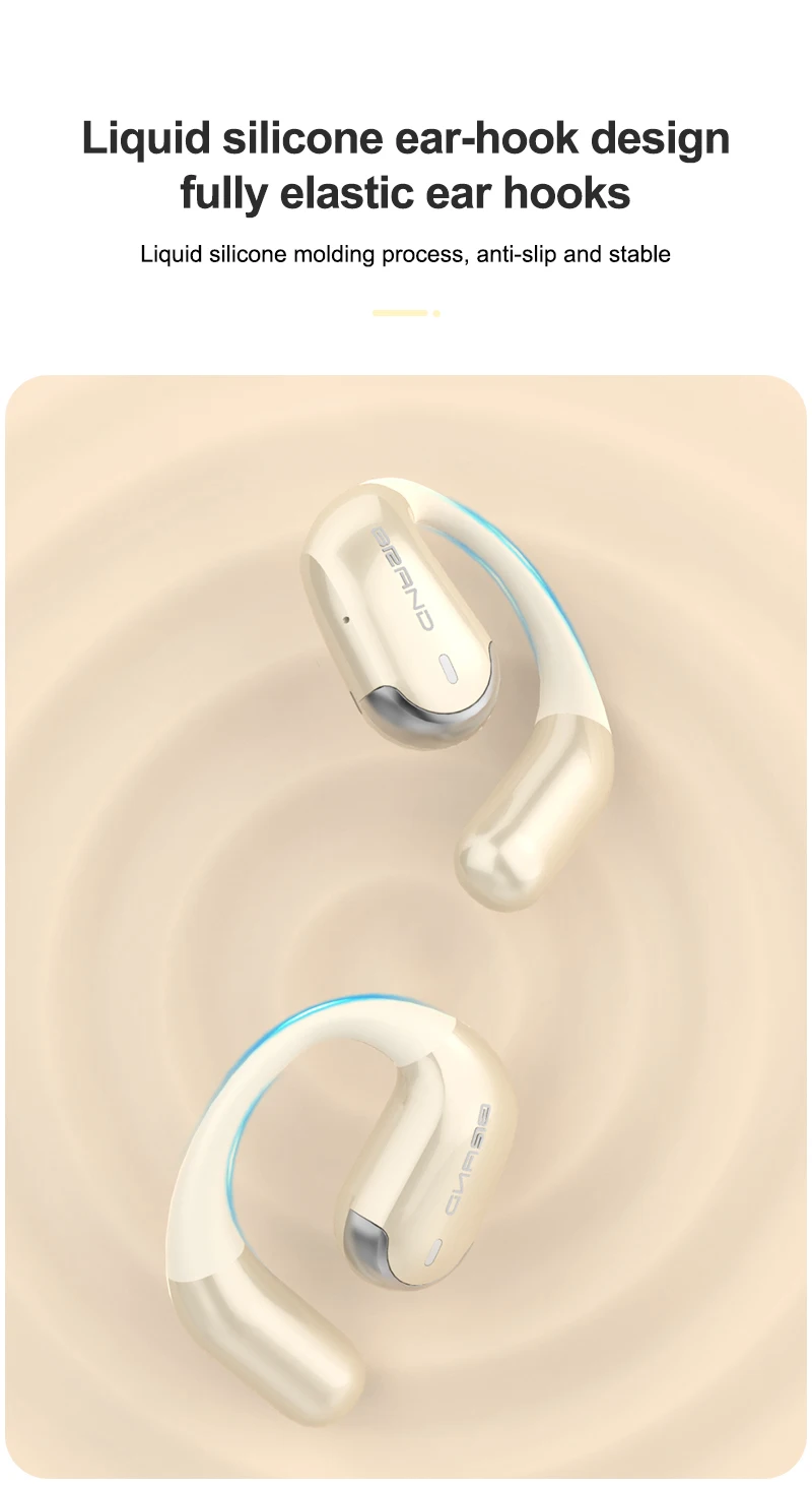 Open Ear Bone Conduction Headphones Blue-tooth 5.4 Mini Bone Conduction ...