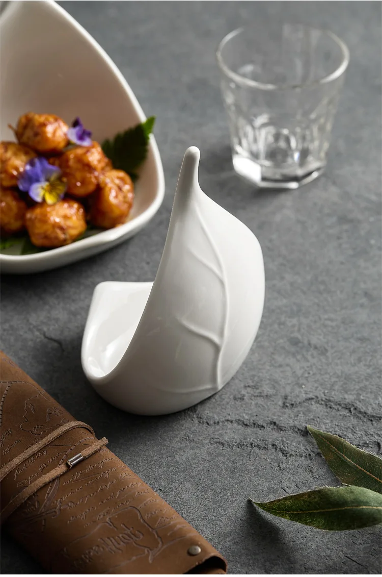 Fine High-End Plates Home and Kitchen Dishes Creative White Dinner ...