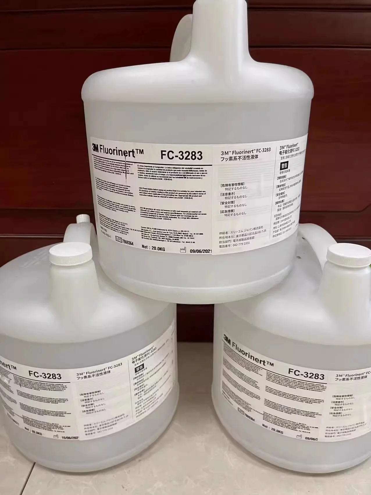 FC-3283 전자 불소 냉각수 누출 감지 유체 불소 오일 감지 유체 투명 액체 3283 원래 3m| Alibaba.com