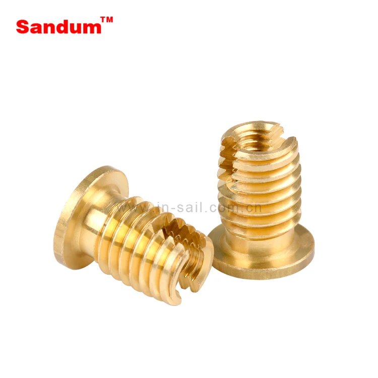 QUICKSERT Type 1433 Brass Slotted Threaded Inserts