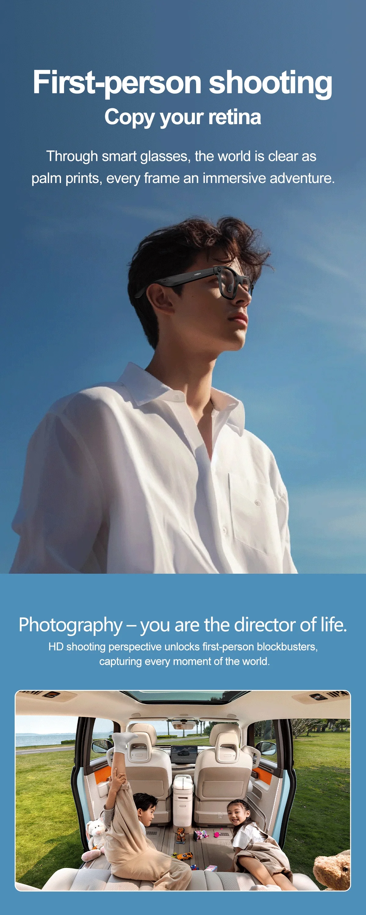 S336 Smart Glasses - AI Translation & Outdoor Sports Sunglasses