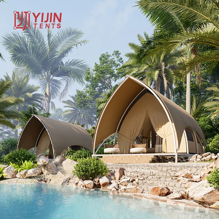 Wholesale Customization Camping Tent PVC Hotel with Bathroom