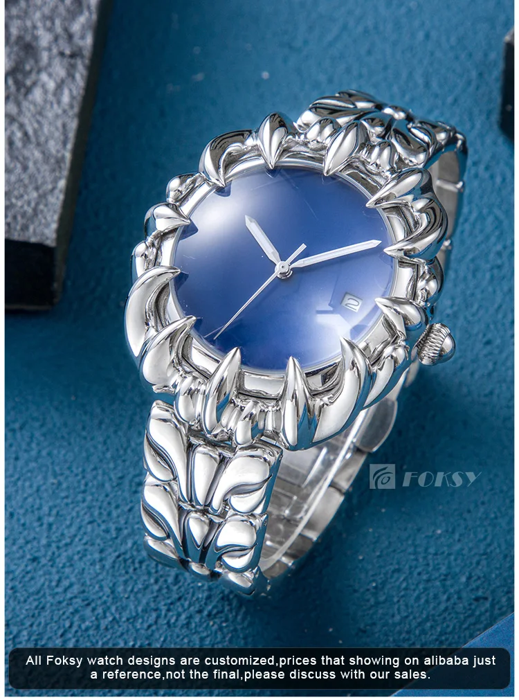 New Design OEM Strange Twisted Claw Unique Stainless Steel Luxury ...