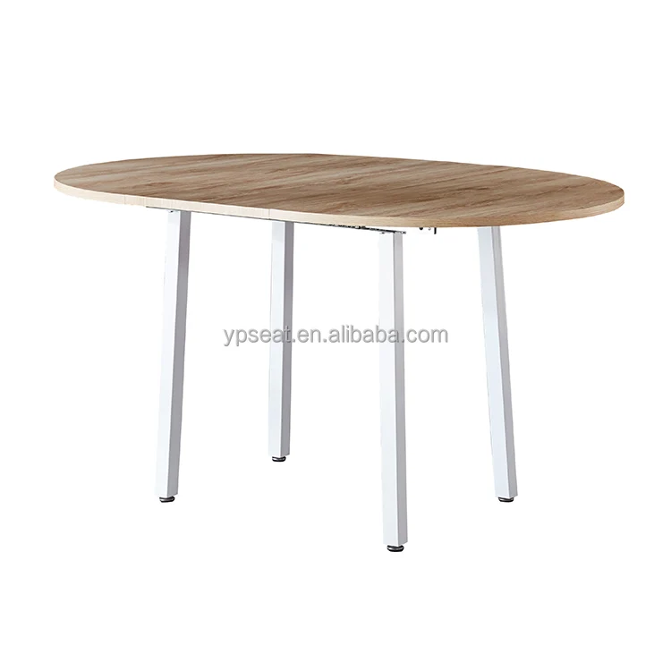 Mdf Top Small Extendable Dining Table From China With Metal Legs - Buy ...