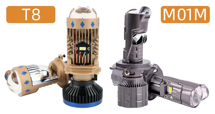 2023 Car Led Projector Y3 Y4 Y7 Led Headlight Super Bright Projector Mini H4 Led Laser Headlight ...