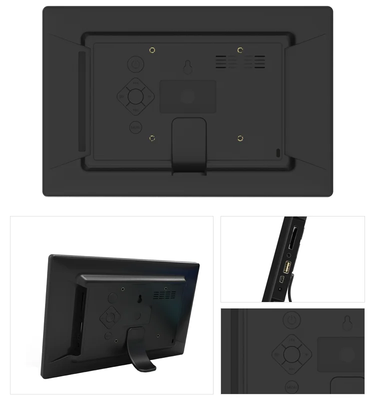 7'' Digital Photo Frame with Video Playback & Multi Languages