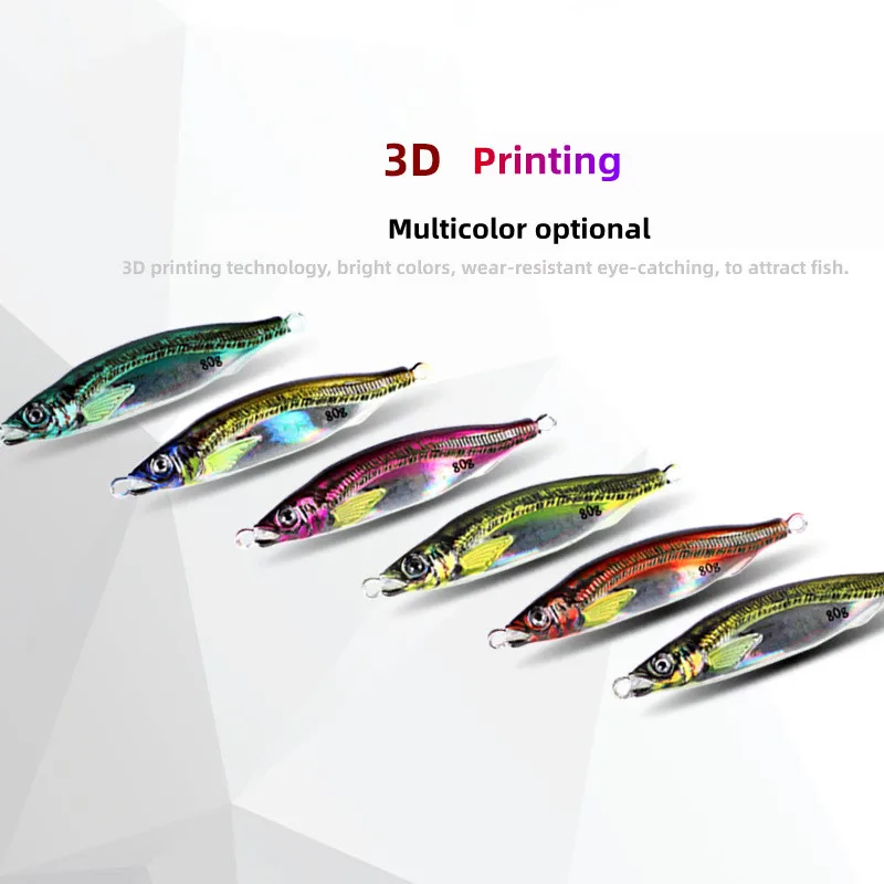 Metal Jigging Lead Fish Slow Pitch Jigs 10g 15g 20g 30g 40g Casting Shore Metal Jigging Lure ...