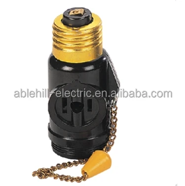 E27-e27 Screw Edison Lamp Holder /bakelite Lampholder With Pull Switch ...