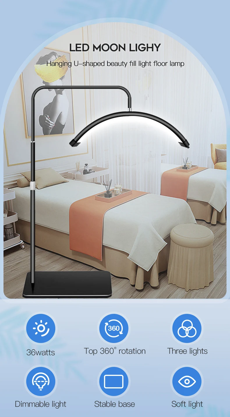 Eyelash Half Moon Light For Salon Eyelash Beauty Tattoo Artists And ...