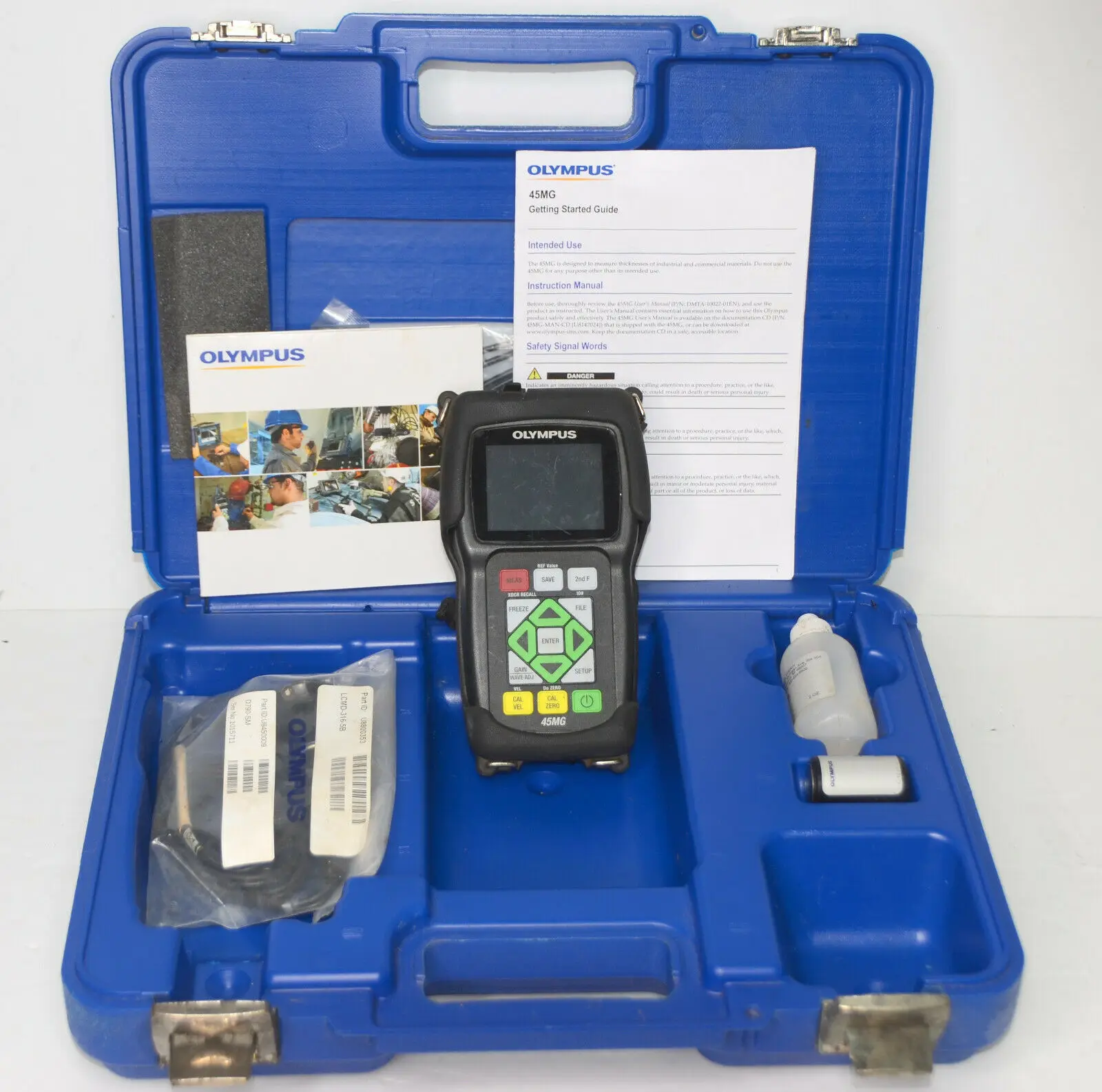 Olympus 38DL PLUS Ultrasonic Thickness Gauge for Measuring Plastic ...