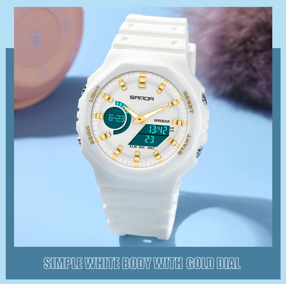 SANDA 6016 Men's Watch - Waterproof Quartz Fashion Timepiece